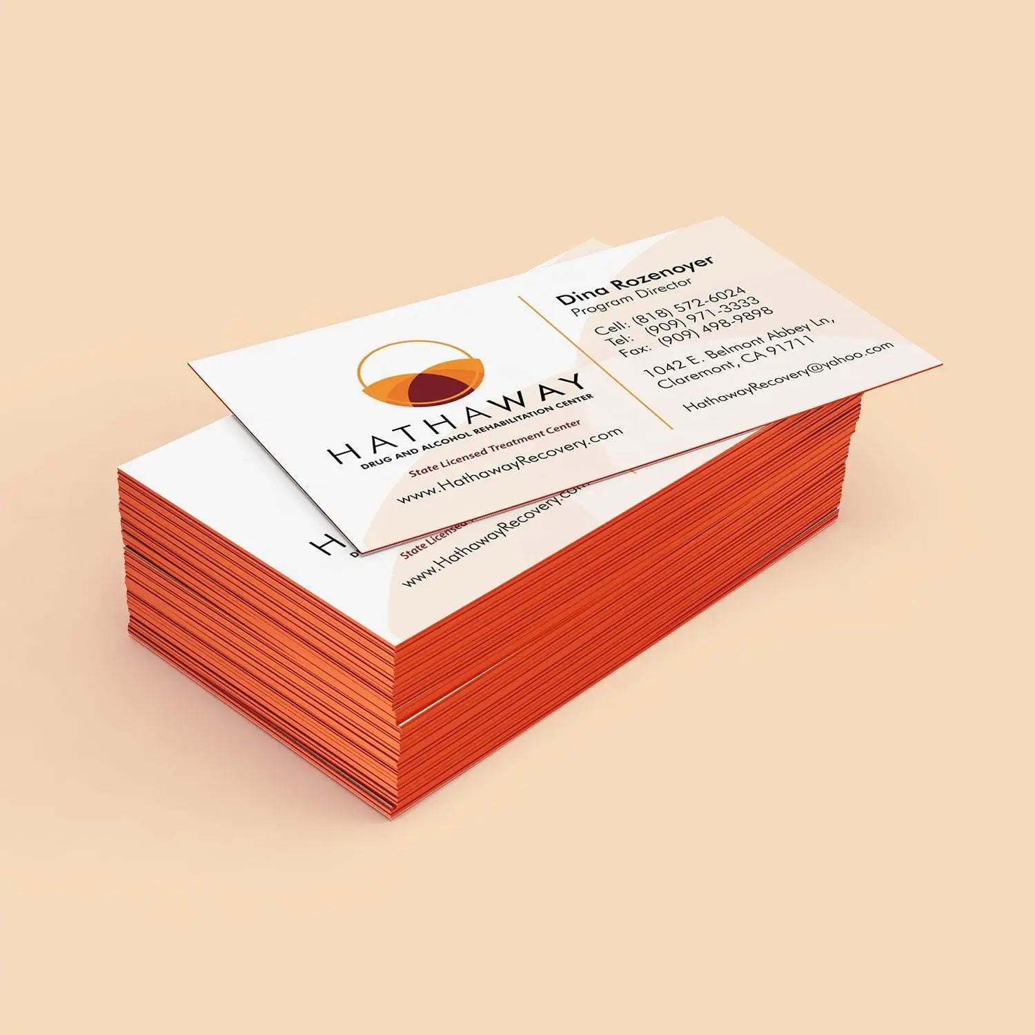Painted Edge Business Cards – Printesta