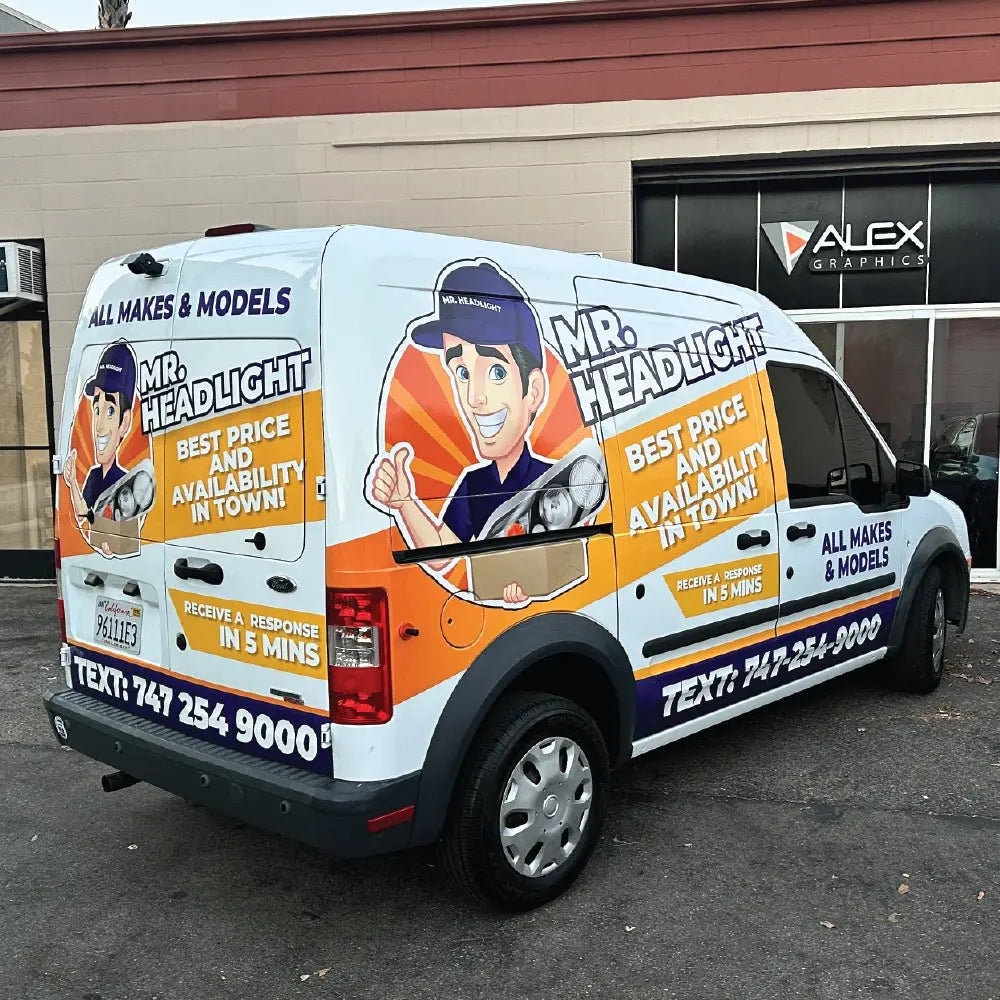 Small Cargo Van Vehicle Wrap – Printesta