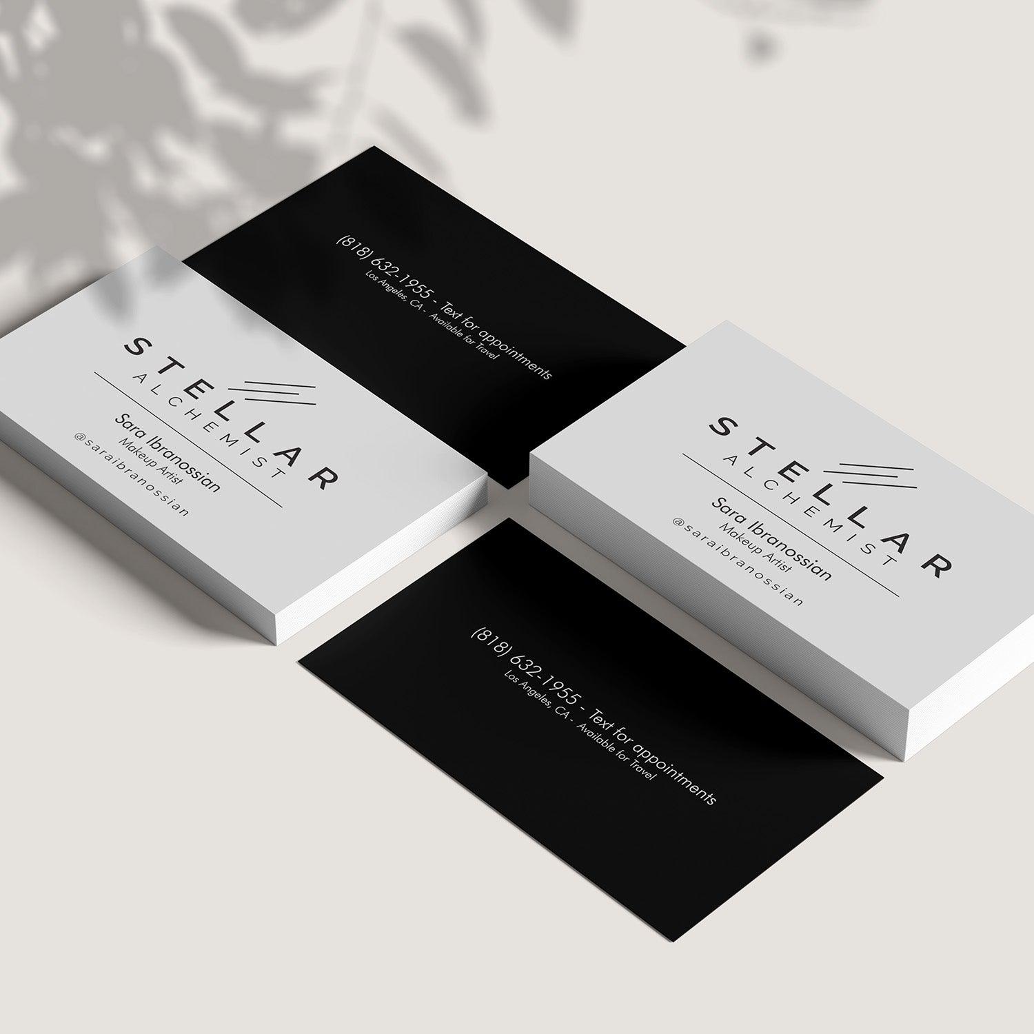 Smooth White Business Cards – Printesta